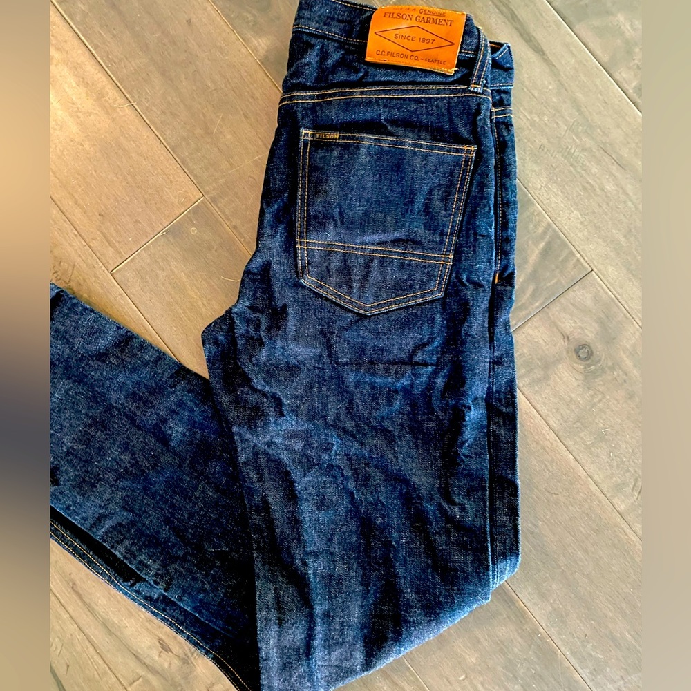 Filson Rail Splitter Selvedge Straight Leg Jeans Mens… - Gem